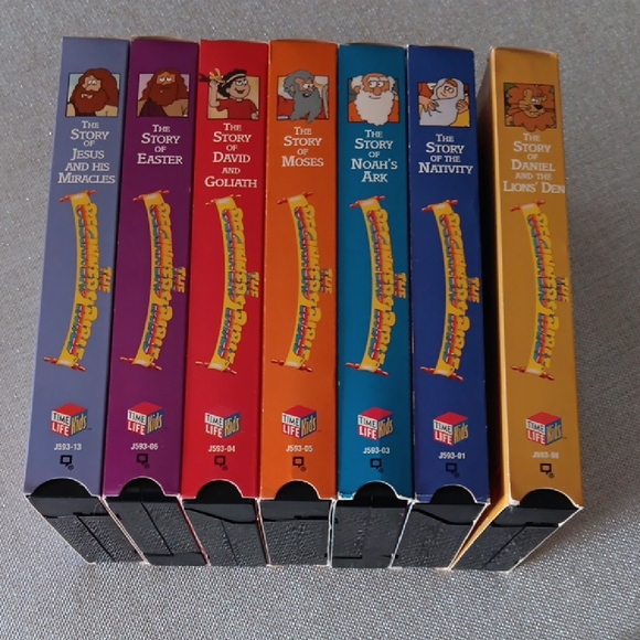 Time Life | Media | Animated Bible Stories Vhs Set Multicolor | Poshmark